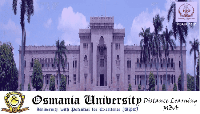 Osmania University Distance MBA 2023 Admission Notification